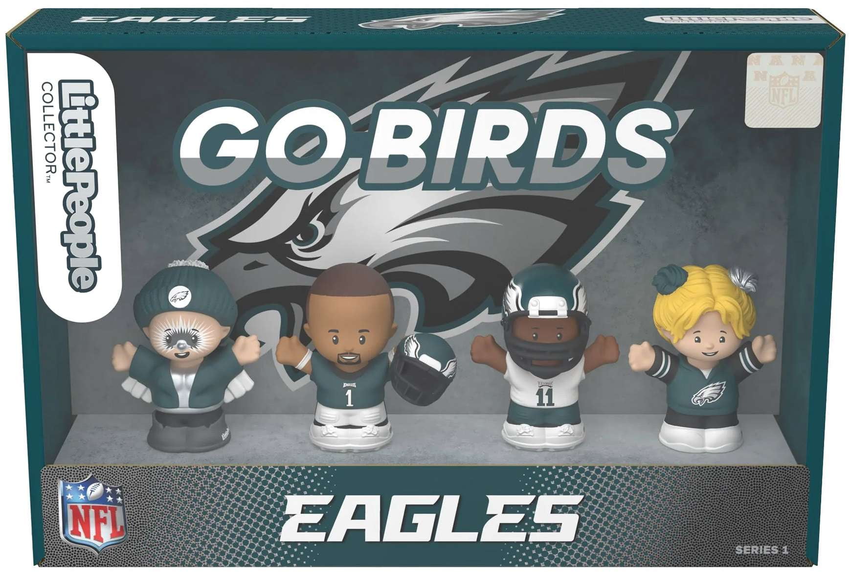 Little People x NFL Collector Eagles Figure 4-Pack - Walmart.com