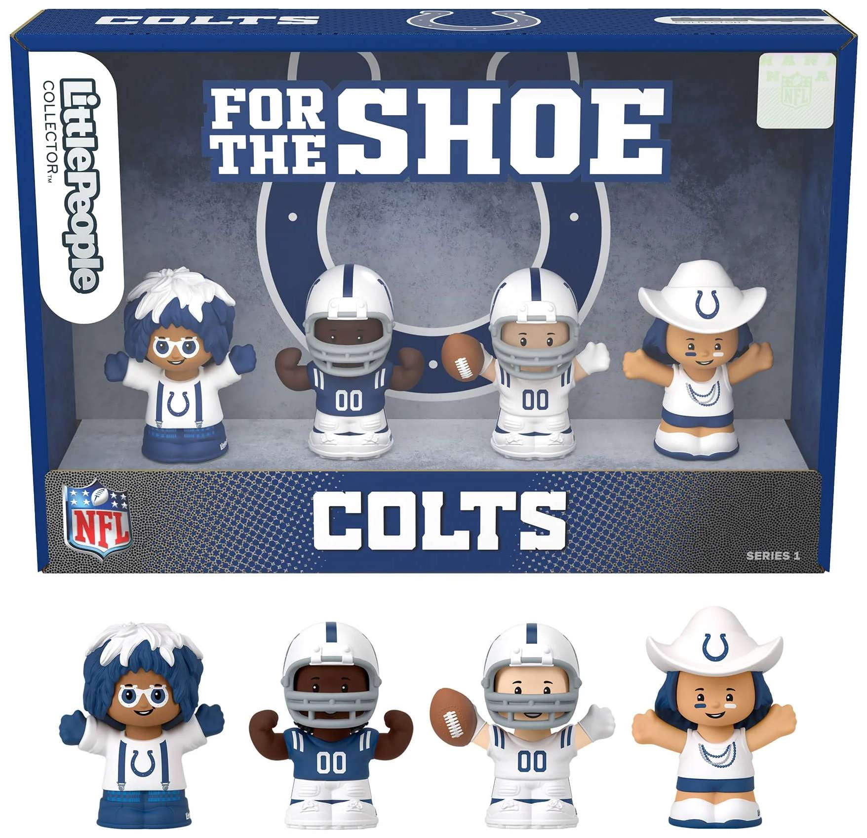 Little People x NFL Collector Indianapolis Colts Figure 4-Pack (For the ...