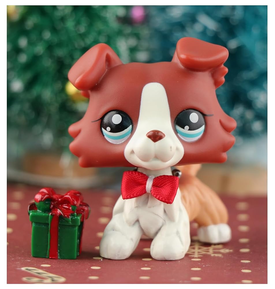 Little Pet lps Red Collie #1542 with 2pcs Accessories for lps ...