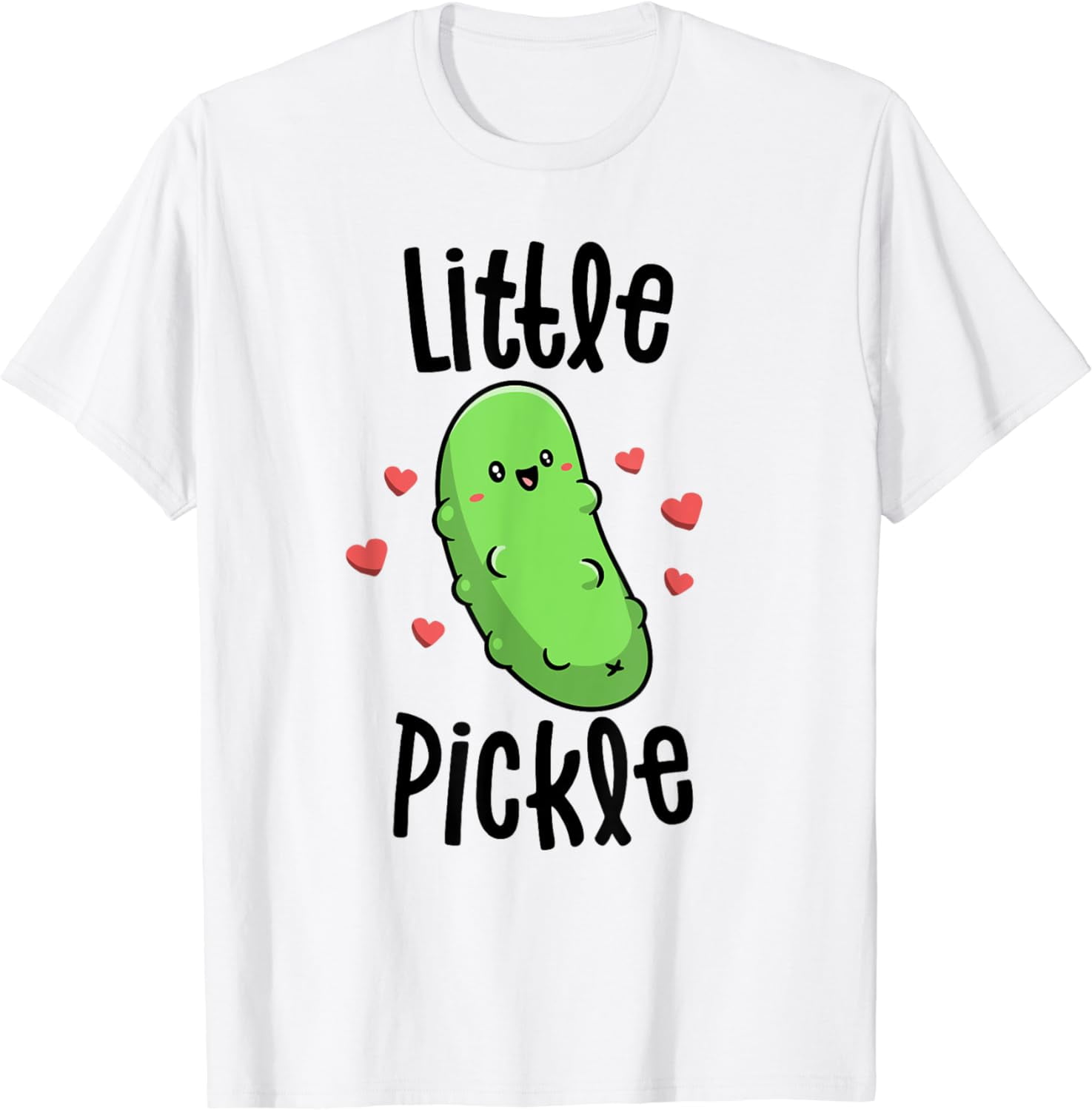 Little Pickle Funny Pickle Shirts For Girls Boys Kids Vegan T-Shirt ...