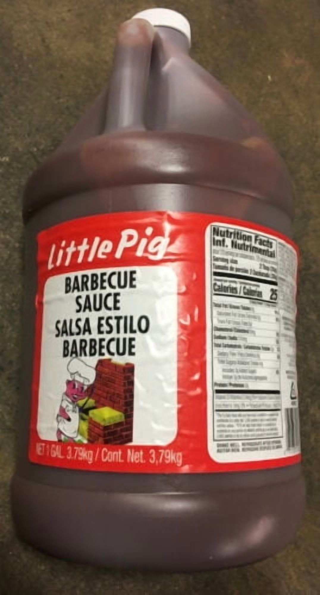 Little Pig Barbecue Sauce 1 Gallon Marinade Pork Dip - Walmart.com