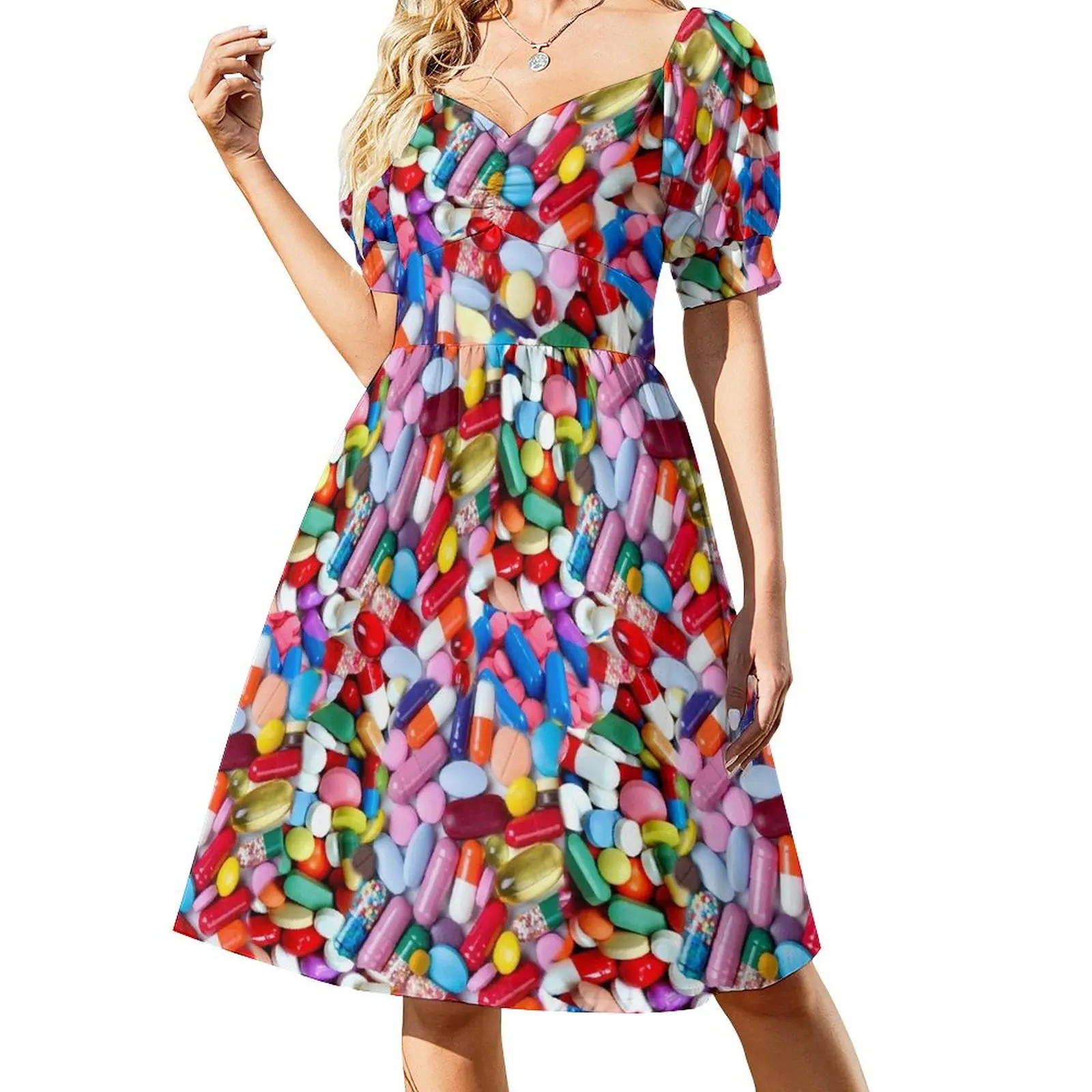 Little Pills Sleeveless Dress wedding dresses for woman prom dress ...