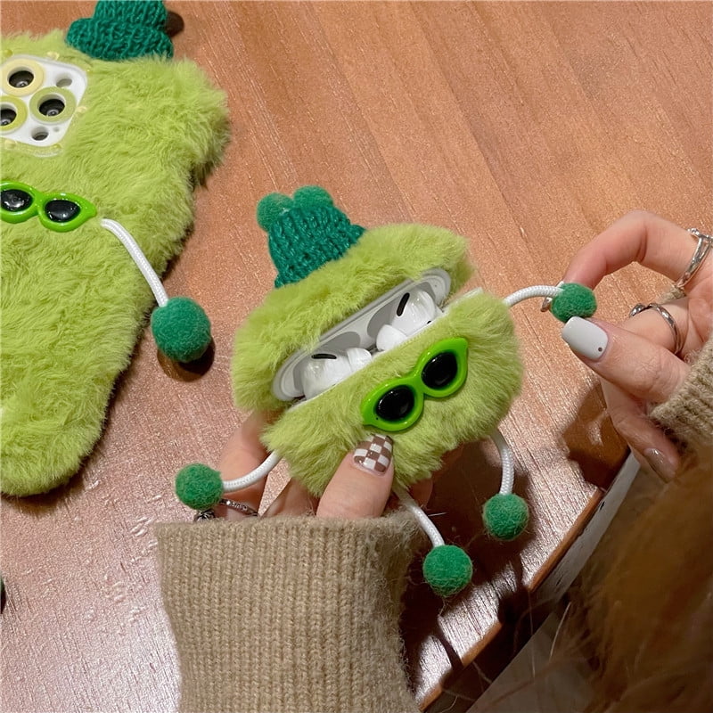 Little Plush Monster Creative Headphone Case Cover for Apple for ...