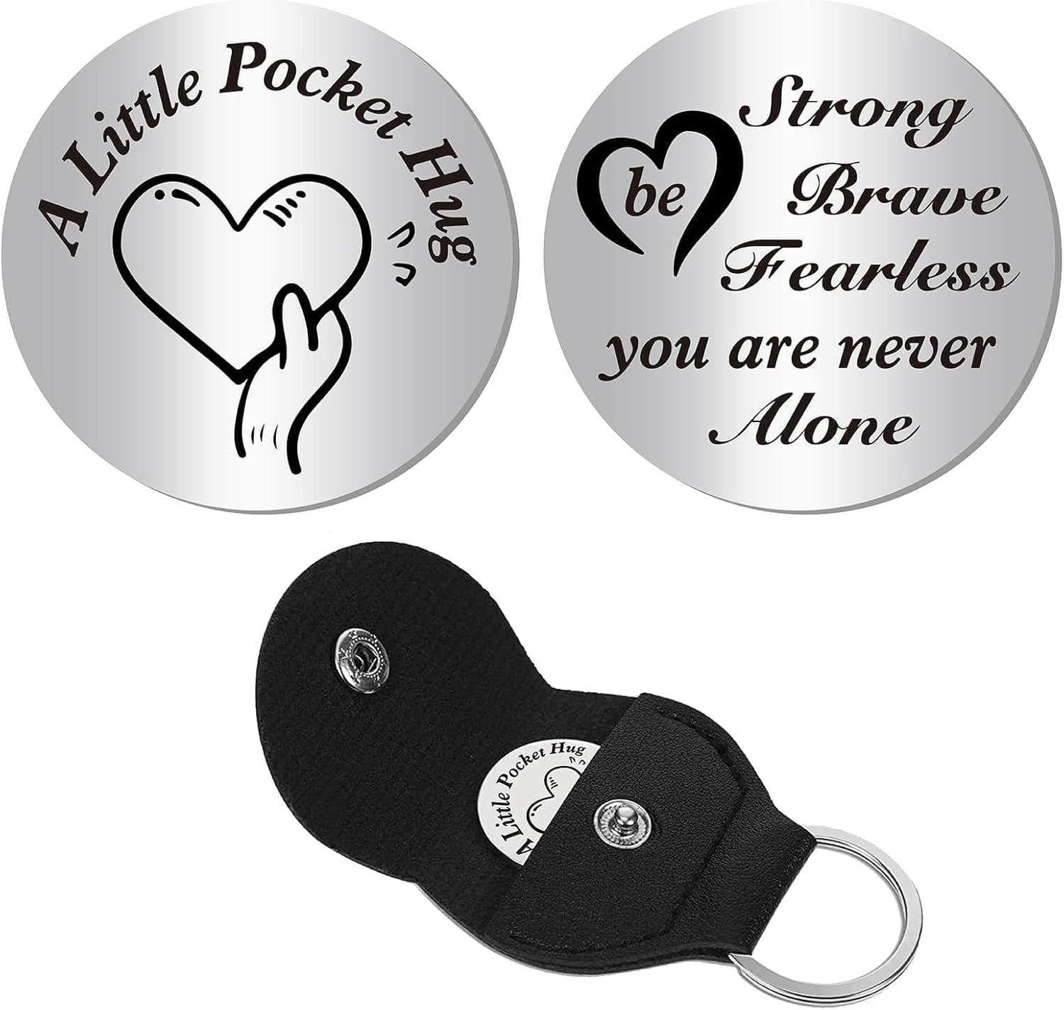 Little Pocket Hug Token Heart Hand Long Distance Relationship Keepsake ...