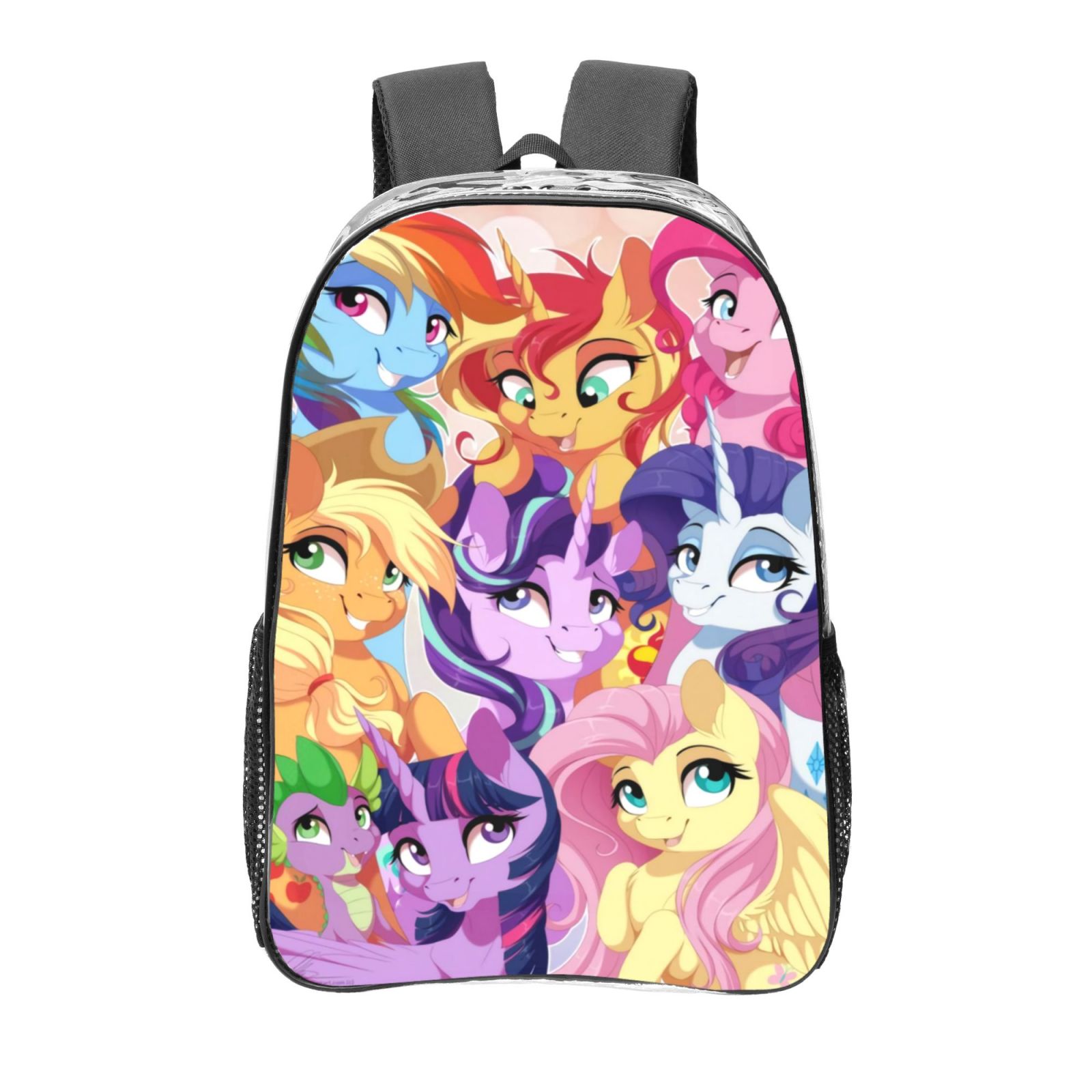My Little Pony Clear Backpack 16 Inch Large Capacity PVC Transparent ...