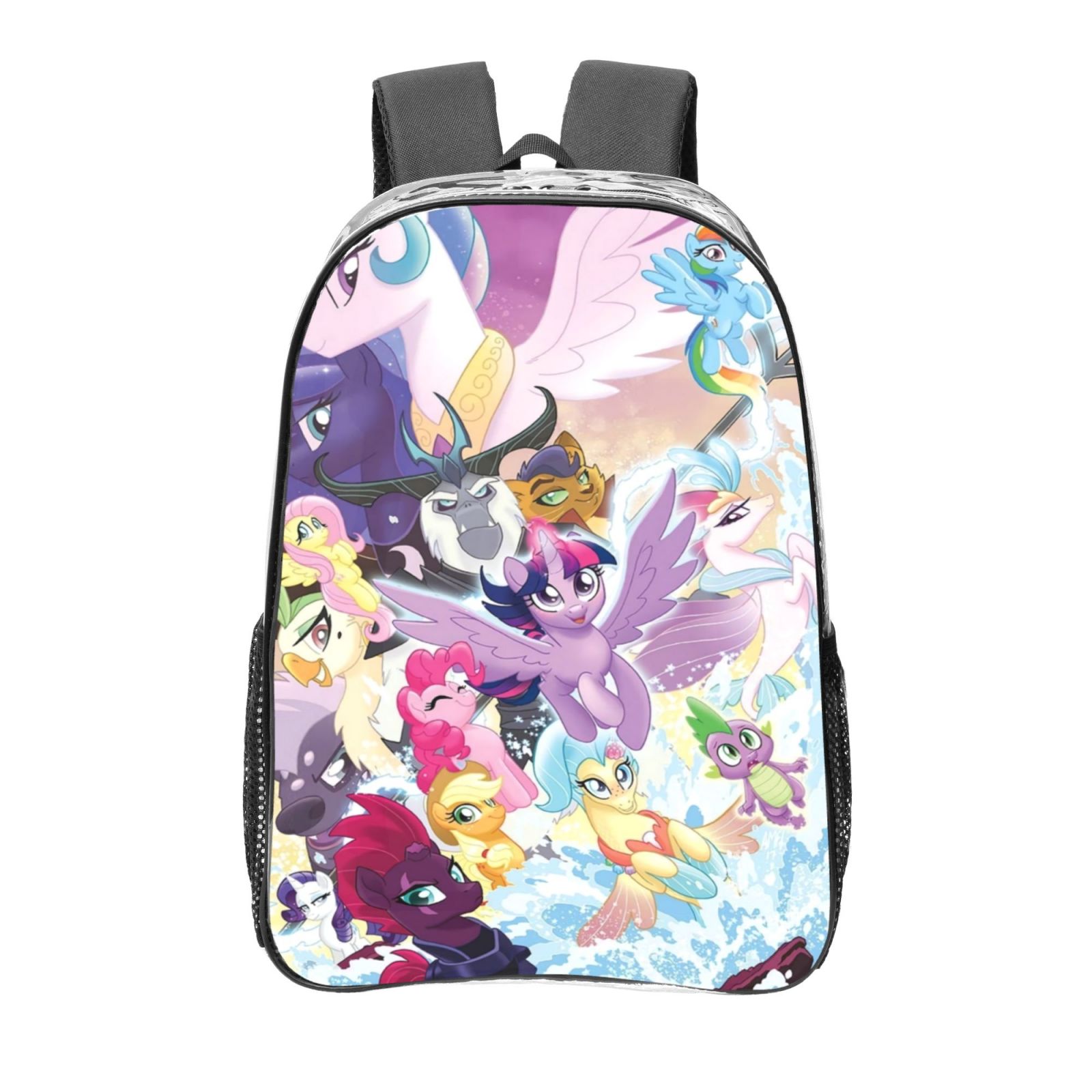 My Little Pony Clear Backpack 16 Inch Large Capacity PVC Transparent ...