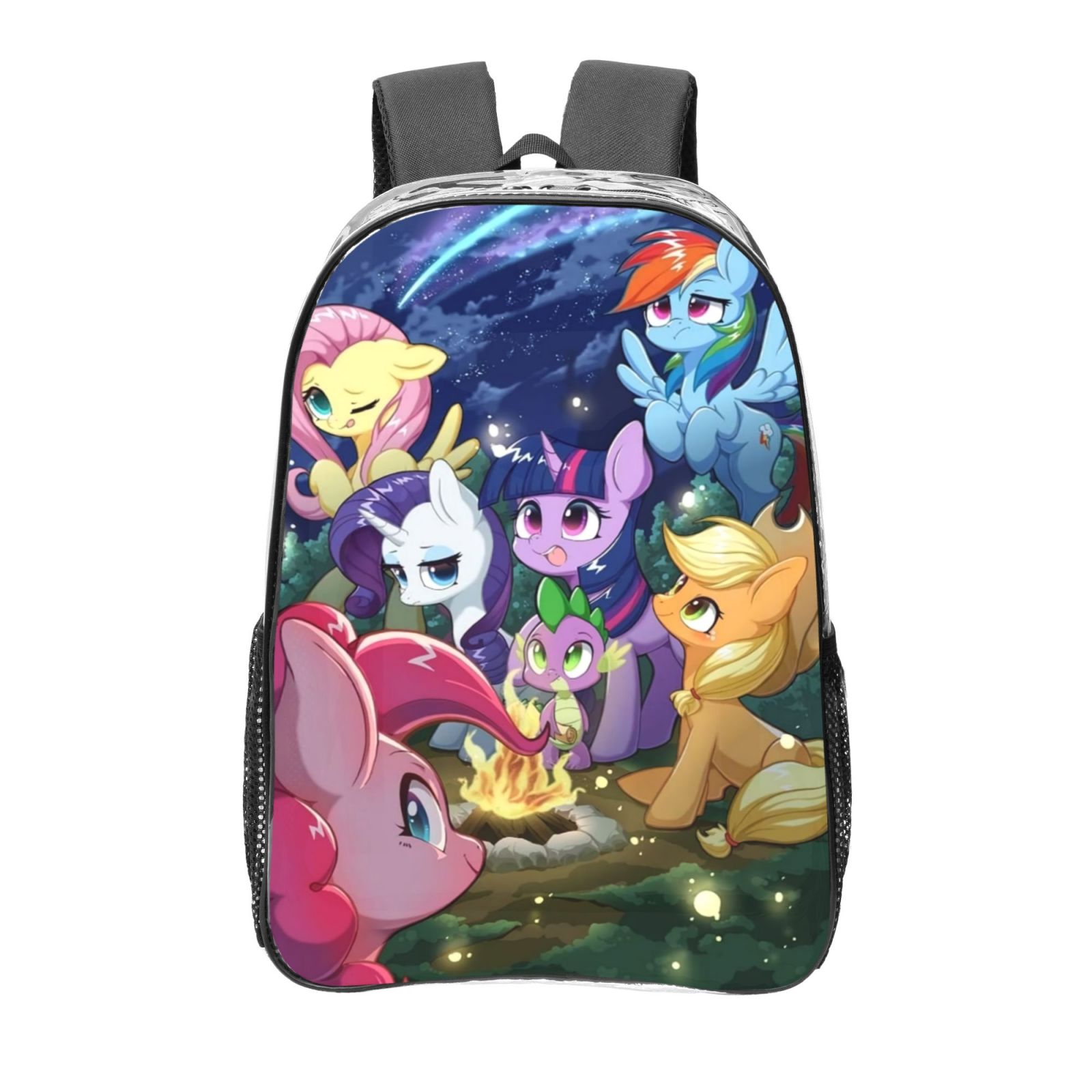 My Little Pony Clear Backpack 16 Inch Large Capacity PVC Transparent ...