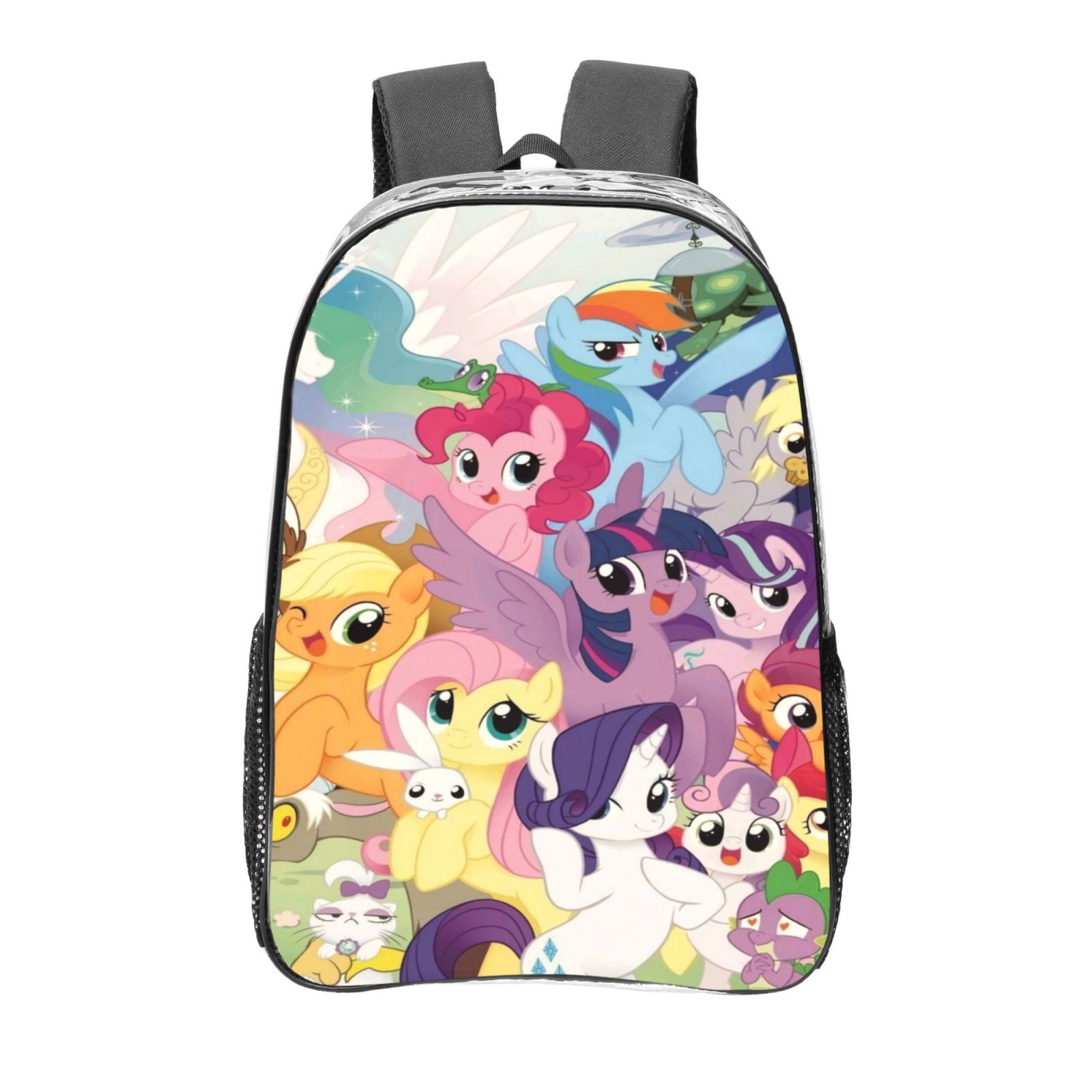 My Little Pony Clear Backpack 16 Inch Large Capacity PVC Transparent ...