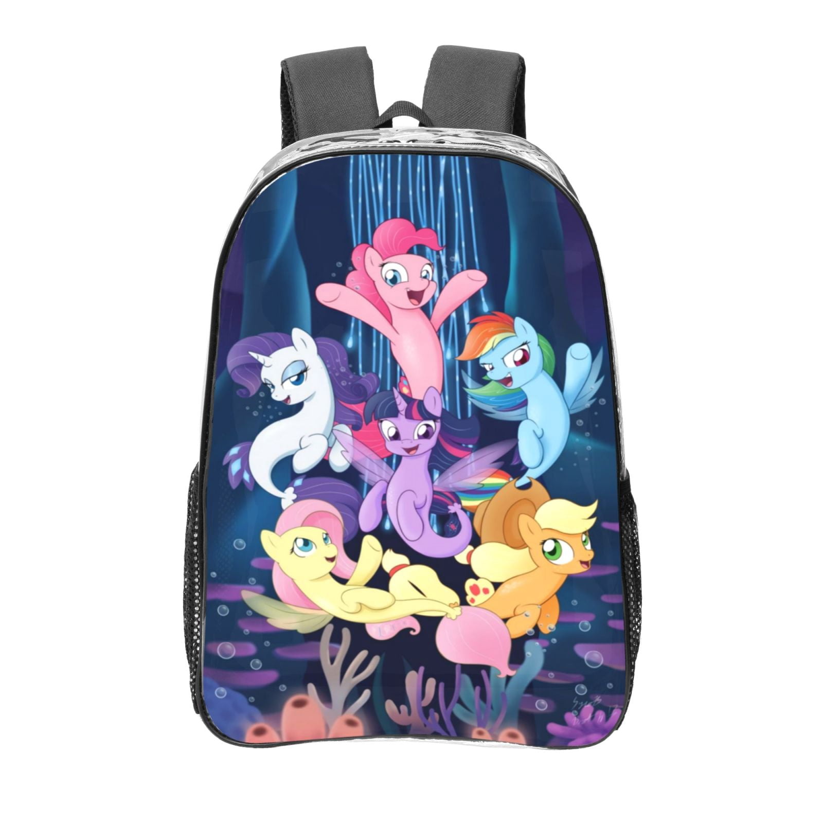 My Little Pony Clear Backpack 16 Inch Large Capacity PVC Transparent ...