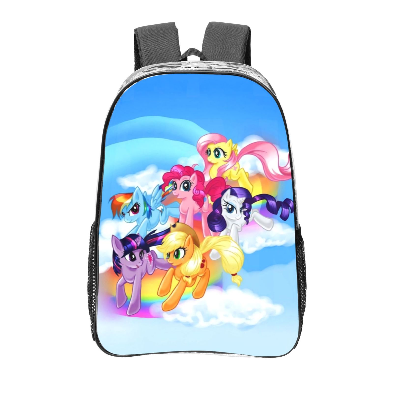 My Little Pony Clear Backpack 16 Inch Large Capacity PVC Transparent ...