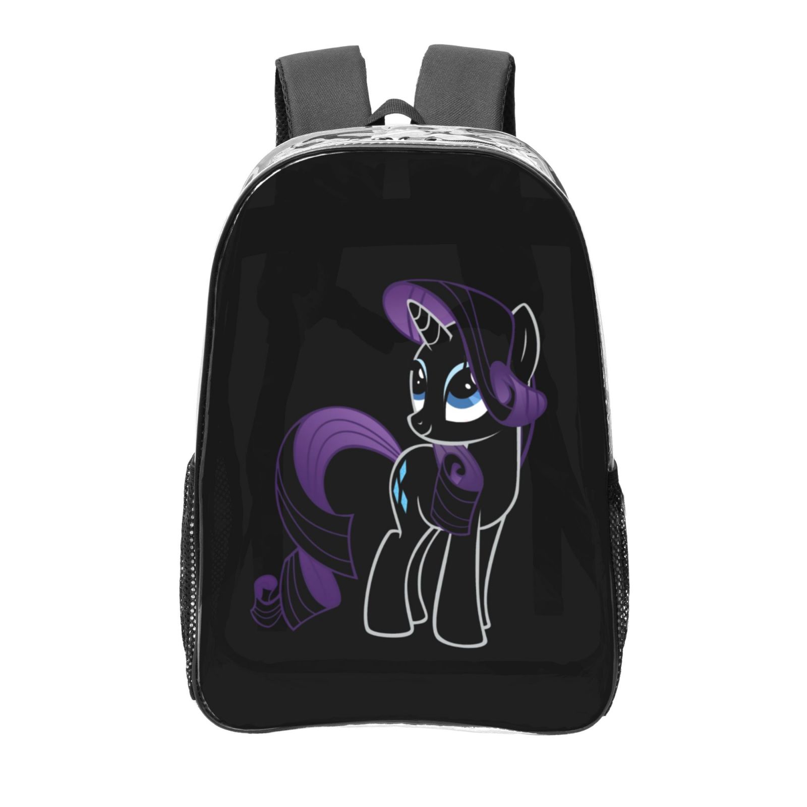 My Little Pony Clear Backpack 16 Inch Large Capacity PVC Transparent ...