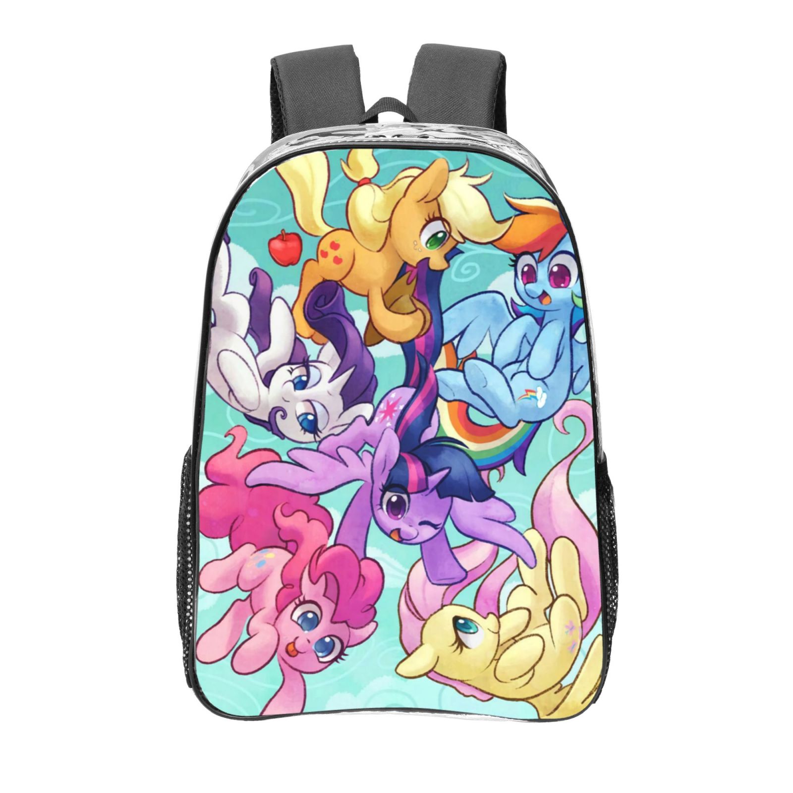 My Little Pony Clear Backpack 16 Inch Large Capacity PVC Transparent ...