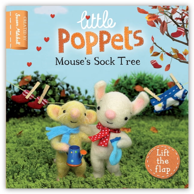 Little Poppets: Mouse's Sock Tree (Board book) - Walmart.com