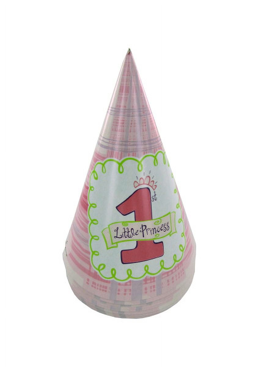Little Princess 1St Birthday Party Hats, Pack Of 8, 24 Count - Walmart.com