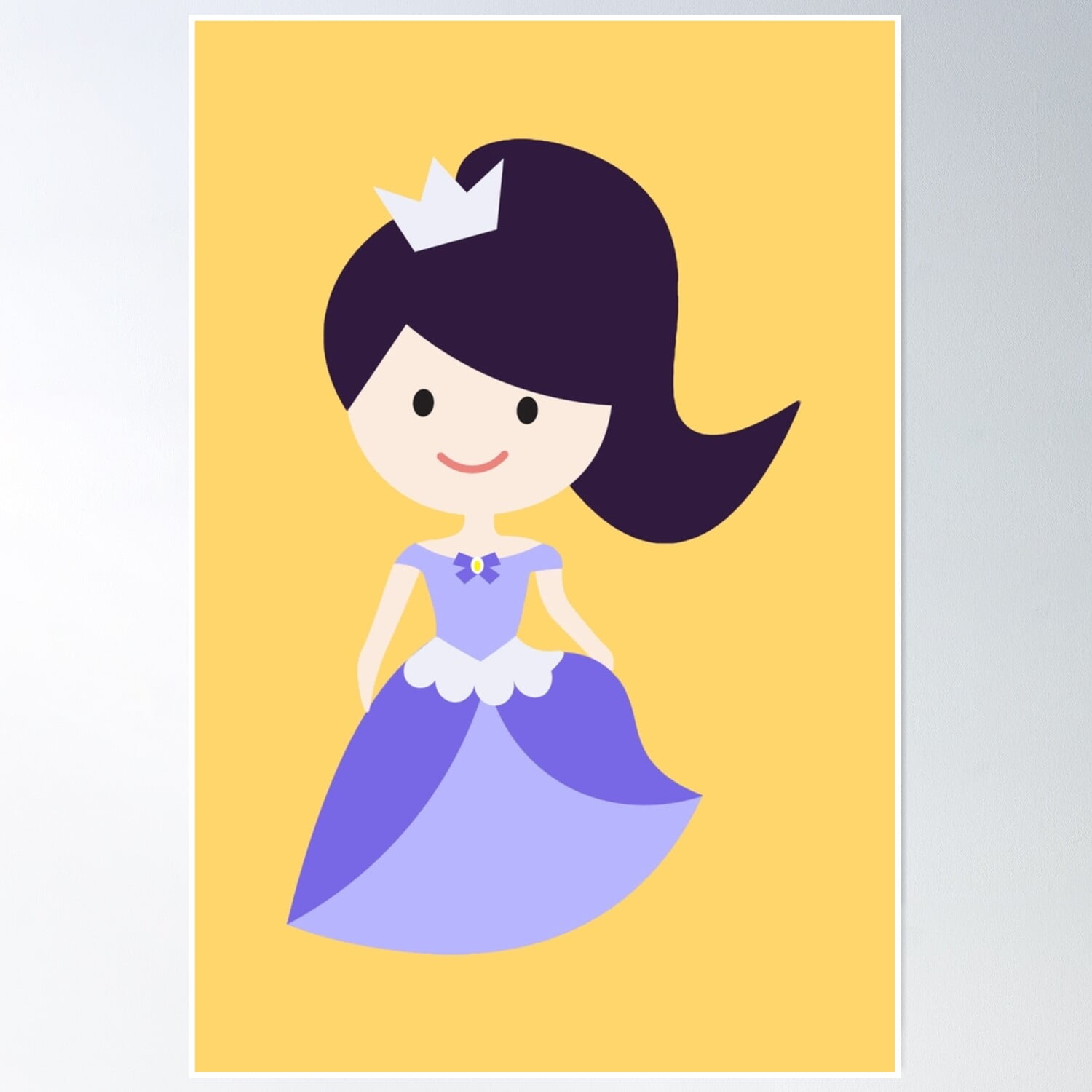 Little Princess 3 Poster Wall Art, Modern Wall Decor, 8x12 UNFRAMED ...