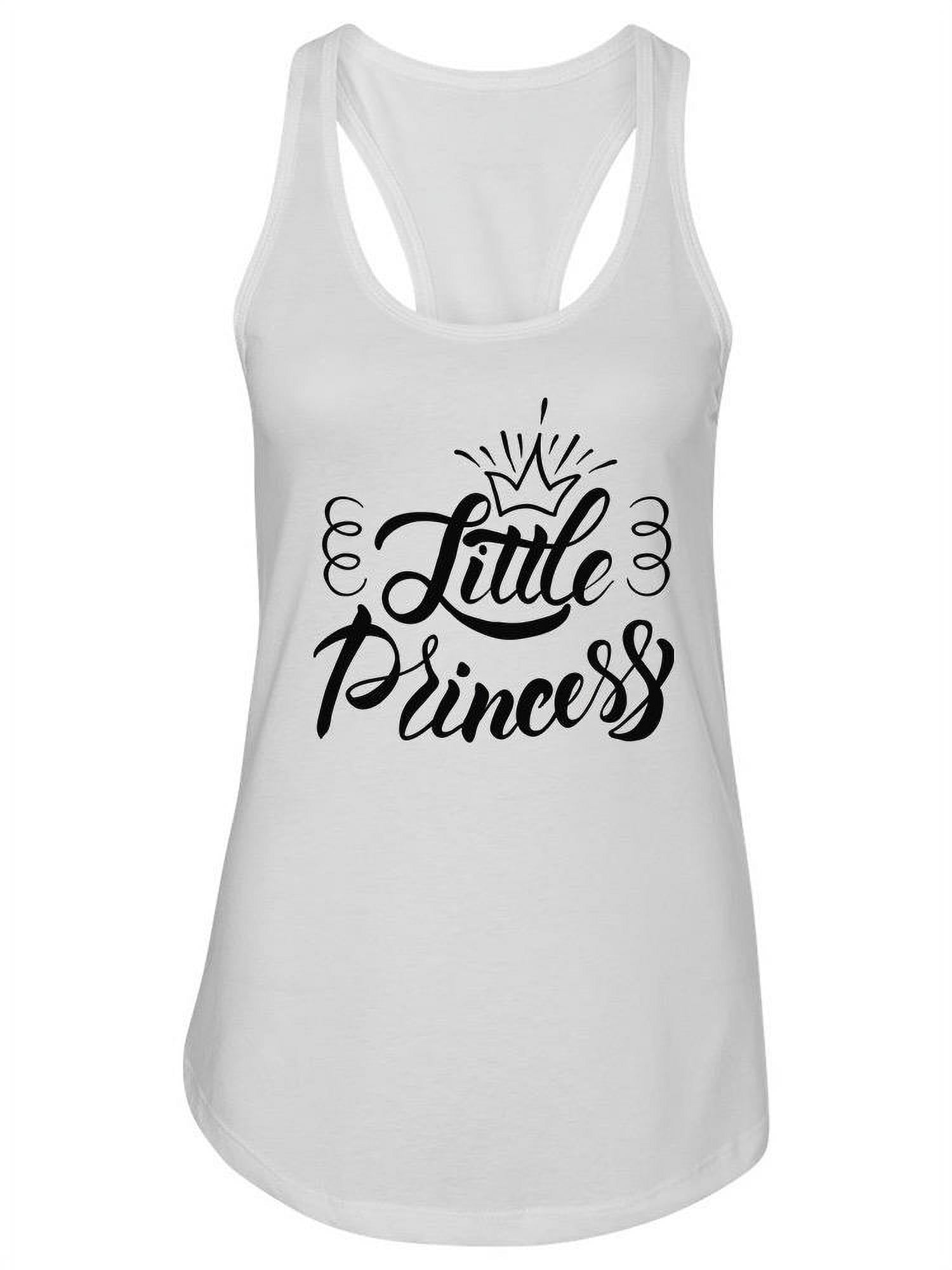 Little Princess Calligraphy Tank Women -Image by Shutterstock, Female ...