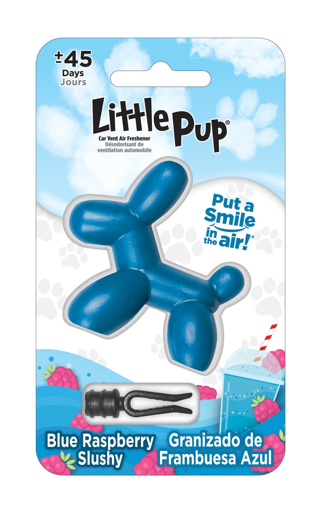 Stoner Car Care Little Pup Blue Raspberry Car Vent Air Freshener 1 Pack ...