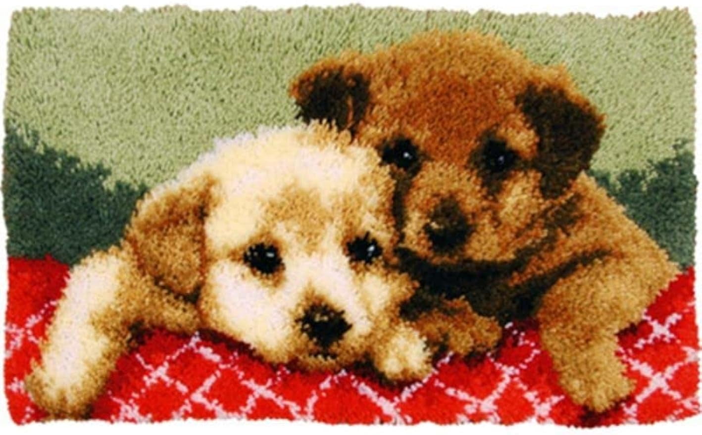 Little Puppy Dog Latch Hook Rug Kits Latch Hook kit Tapestry Crochet ...