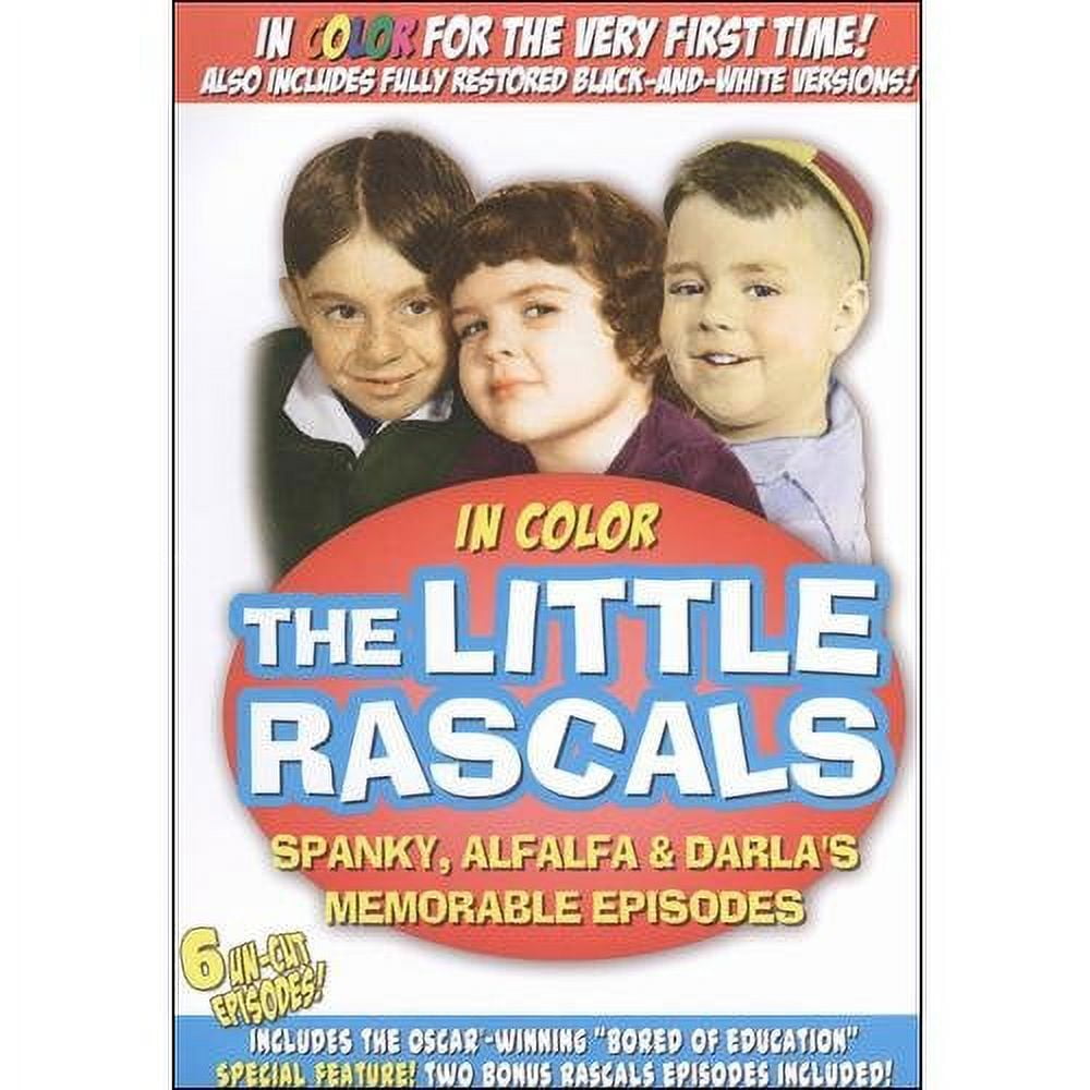 Little Rascals Spanky Alfalfa Darla S Memorable Episodes Dvd B W