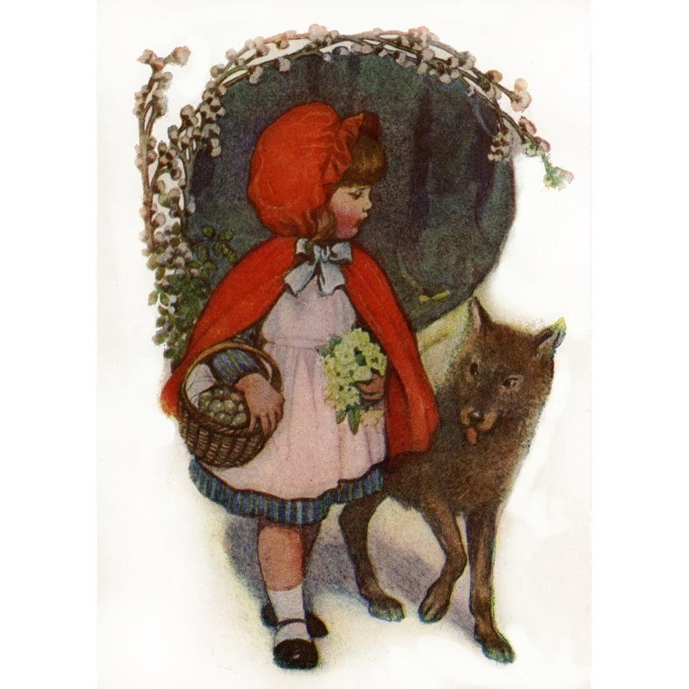 Little Red Riding Hood Poster Print By Mary Evans Picture Librarypeter ...