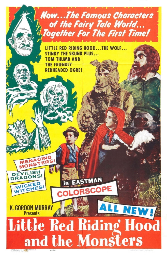 Little Red Riding Hood The Monsters Poster Metal Sign 8Inx 12In Metal ...