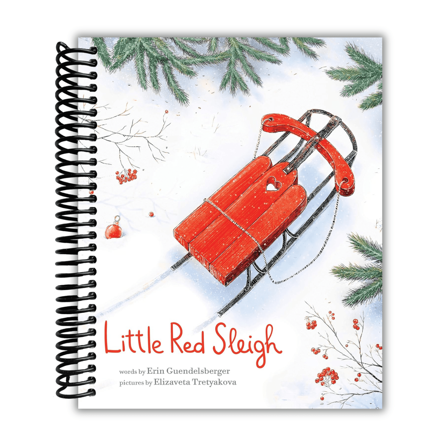 Little Red Sleigh: A Heartwarming Christmas Book For Children (Spiral ...