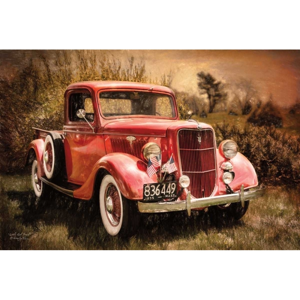 Little Red Truck Poster Print by Robin-Lee Vieira - Walmart.com