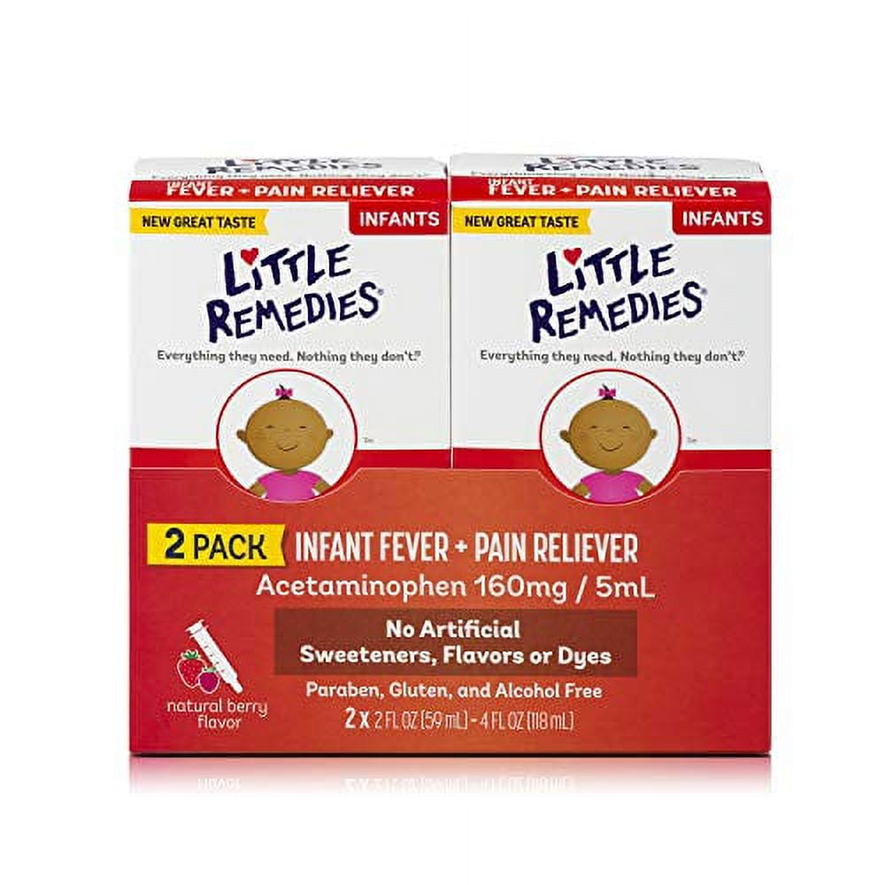 Little Remedies Infant Fever .. & Pain Reliever, Natural .. Berry ...