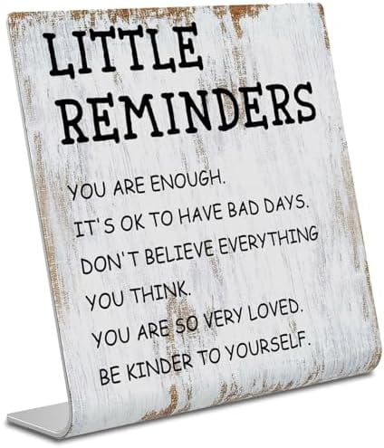 Little Reminders Definition Office Decor Sign Plaque,Positivity ...