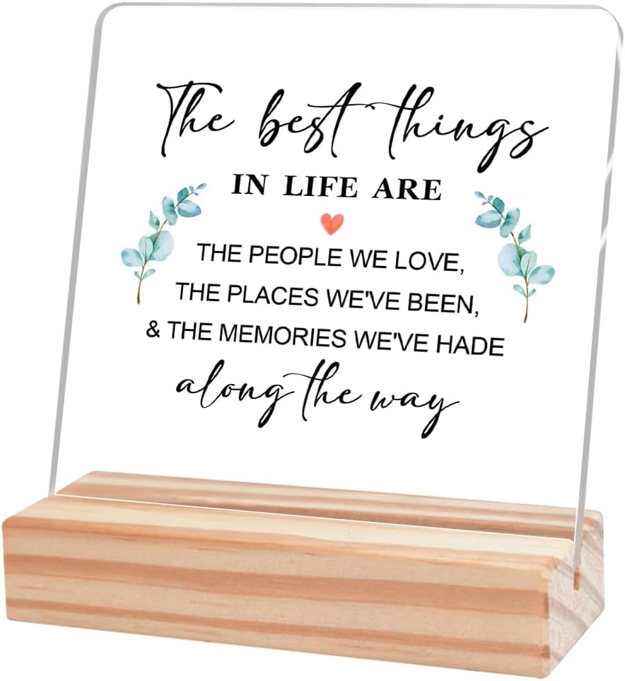 Little Reminders Desk Sign,Positive Sign Desk Decor,The Best Things in ...