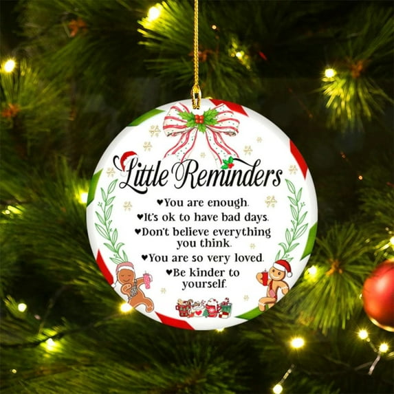 Little Reminders Gingerbread Man Ceramic Ornament, Encouragement ...