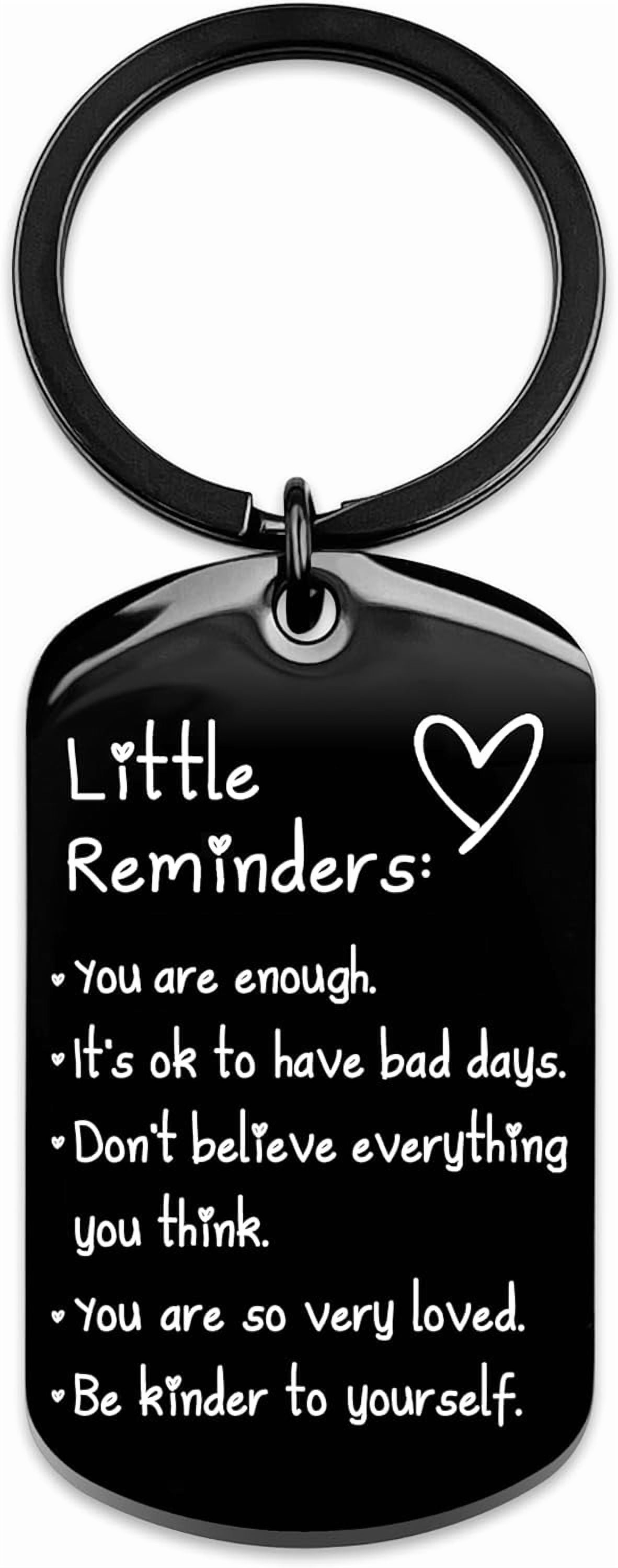 Little Reminders Keychain Inspiration Gifts for Women Men Affirmation ...