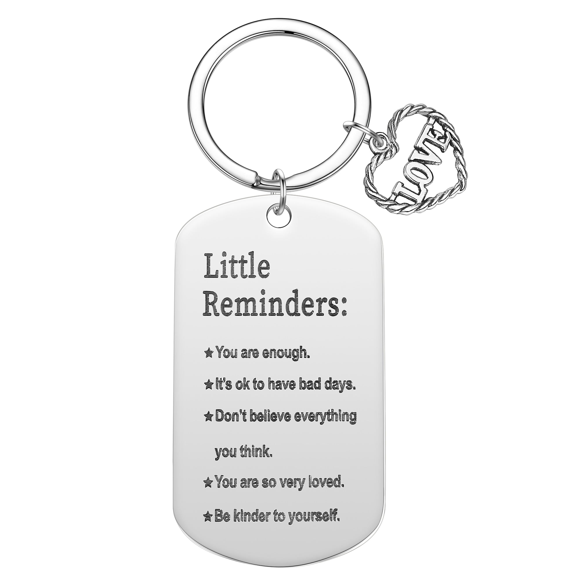 Little Reminders Pendant Key Chains Mental Health Gift Daily ...