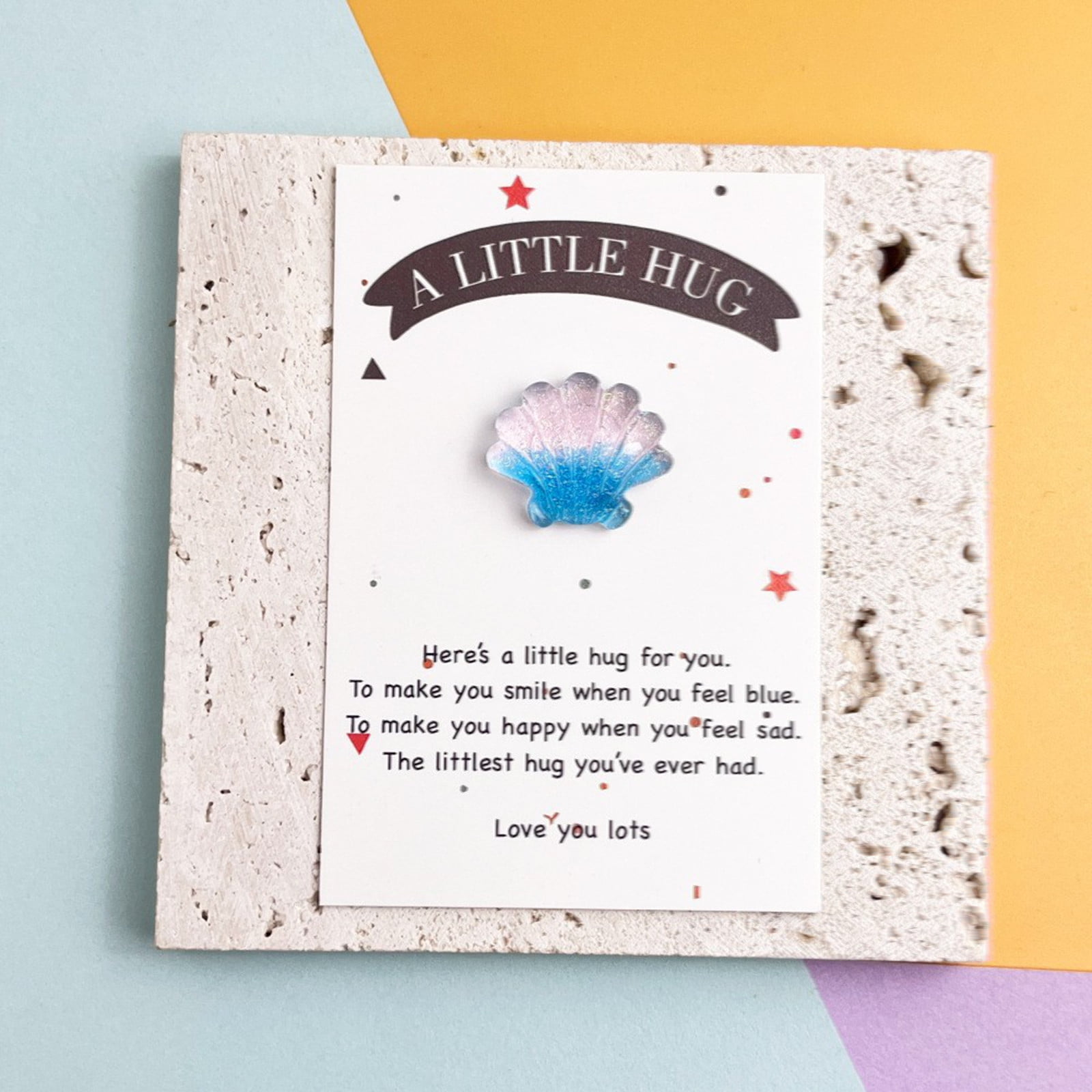 Little Resin Animal Pocket Hug Bulk Small Emotional Support Gifts with Inspirational Positive ...