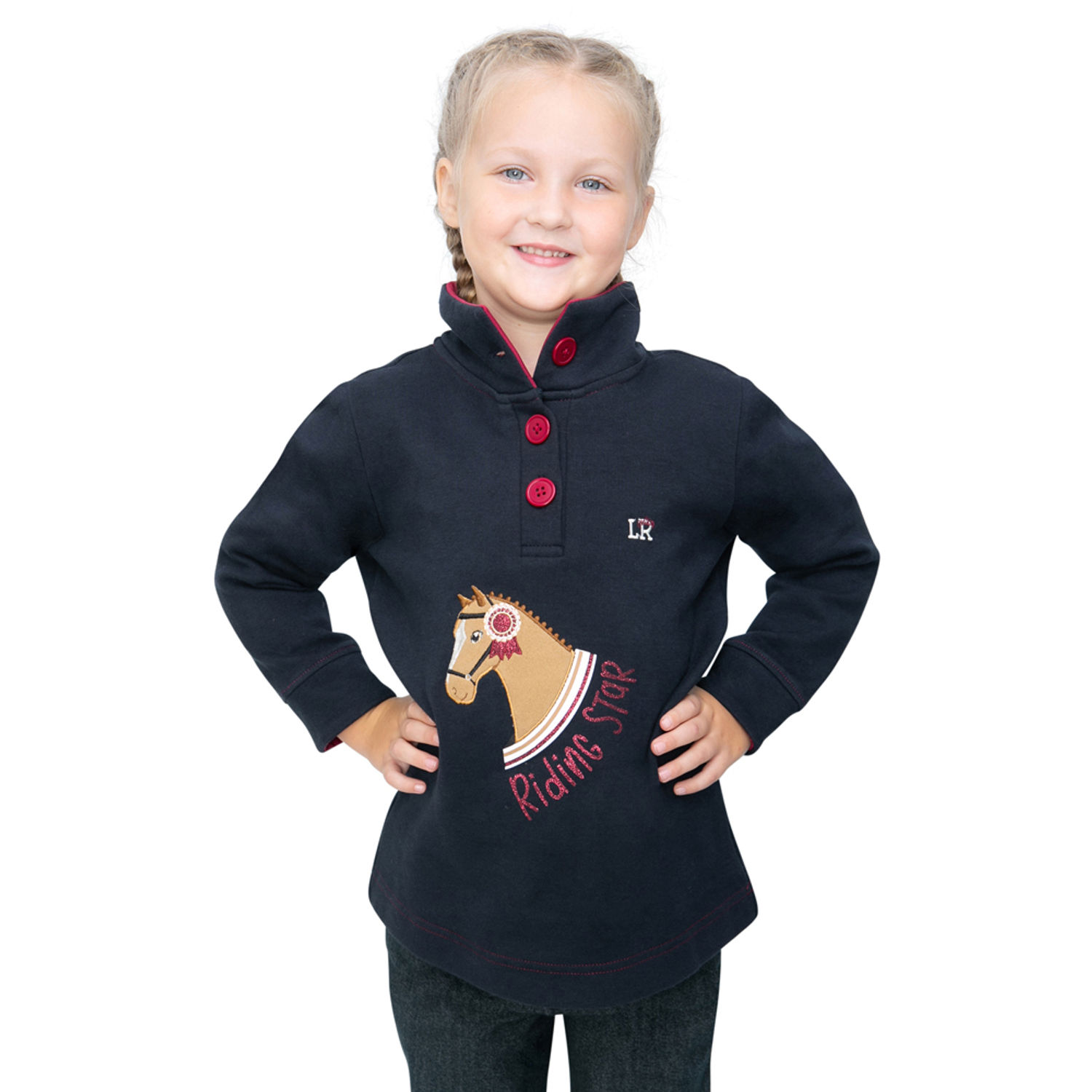 Little Rider Girls Riding Star Collection Sweater - Walmart.com
