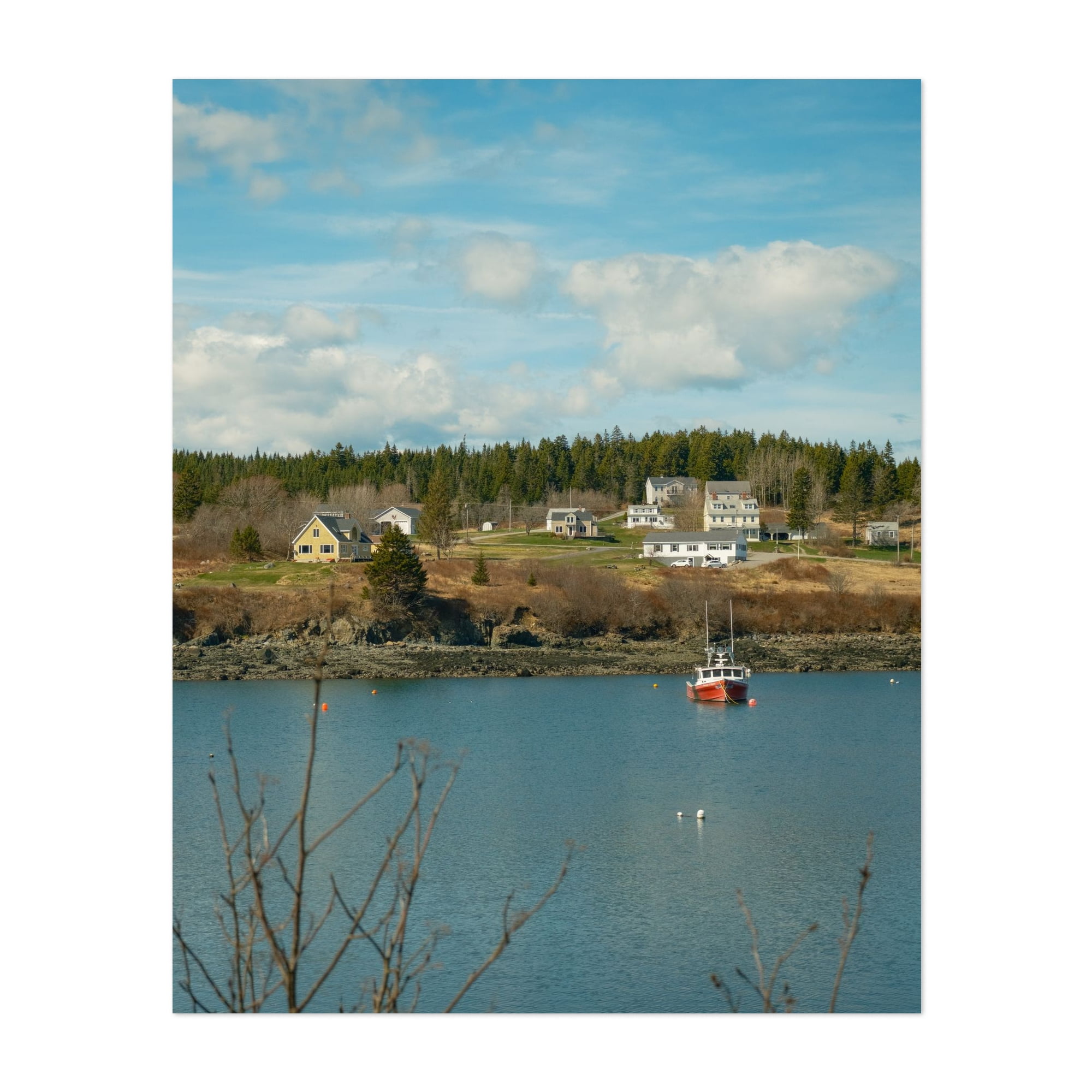 Little River, Cutler 01 - Cutler Maine Photography Coastal Harbor Boat ...
