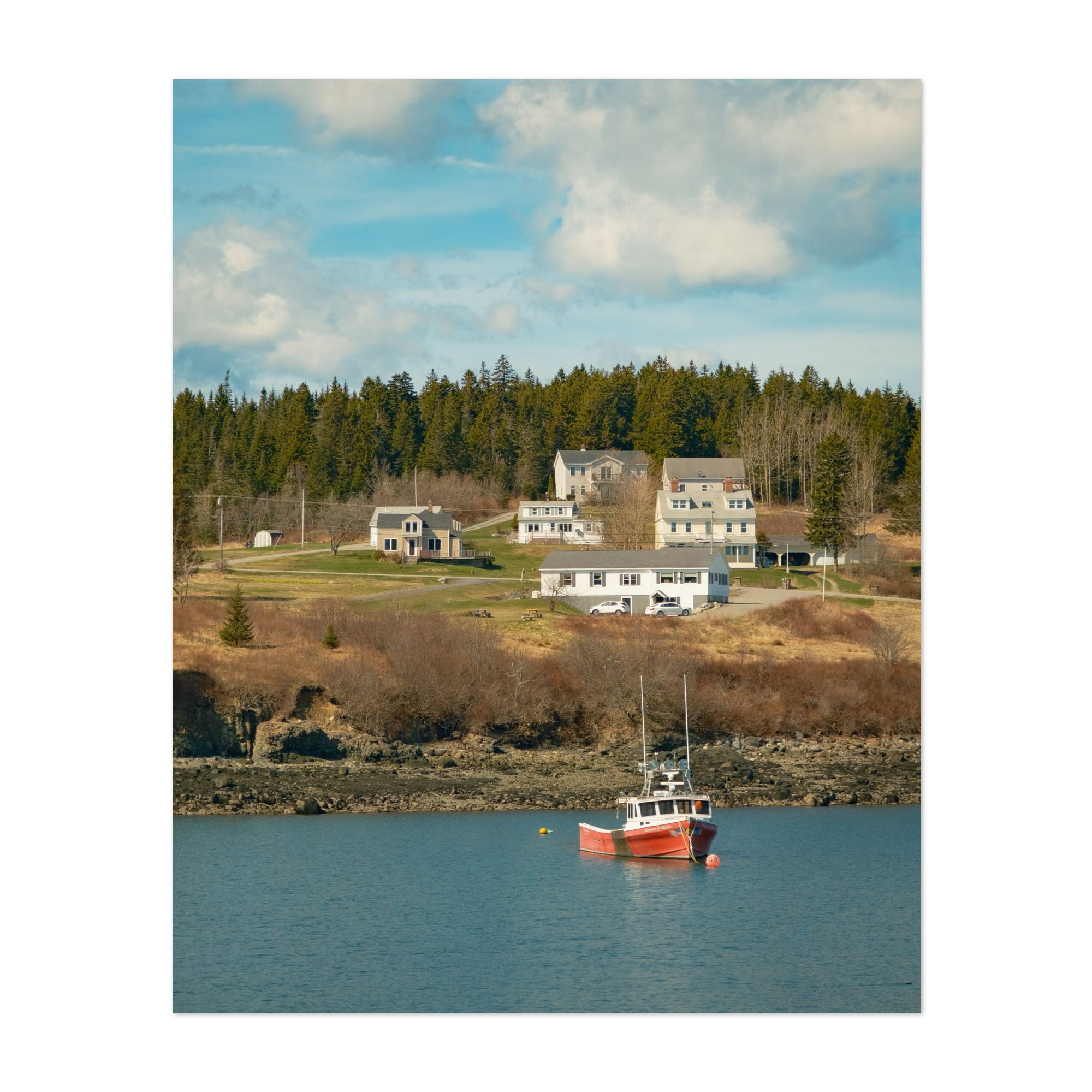 Little River, Cutler 03 - Cutler Maine Photography Coastal Boat Harbor ...