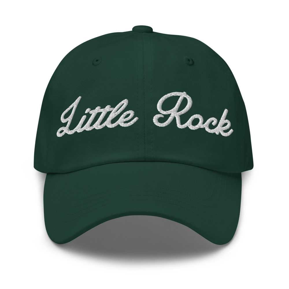 Little Rock Baseball Cap Little Rock Dad Hat Bold Script Texas TX Hat ...