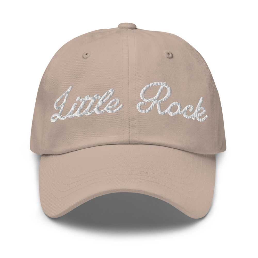 Little Rock Baseball Cap Little Rock Dad Hat Bold Script Texas TX Hat ...