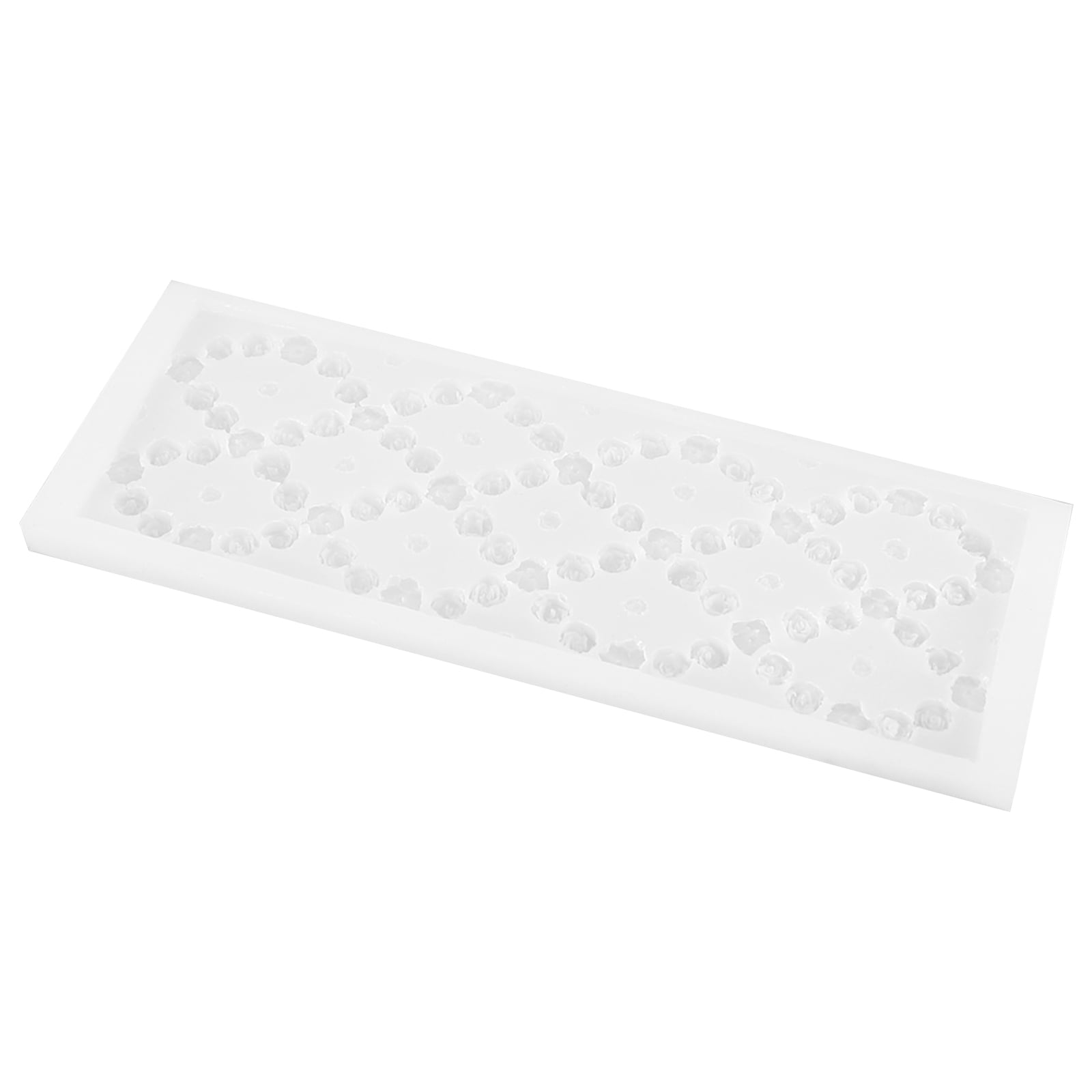 Little Rose Silicone Mold 3D Fondant Mould Cake Border Decorating Molds ...