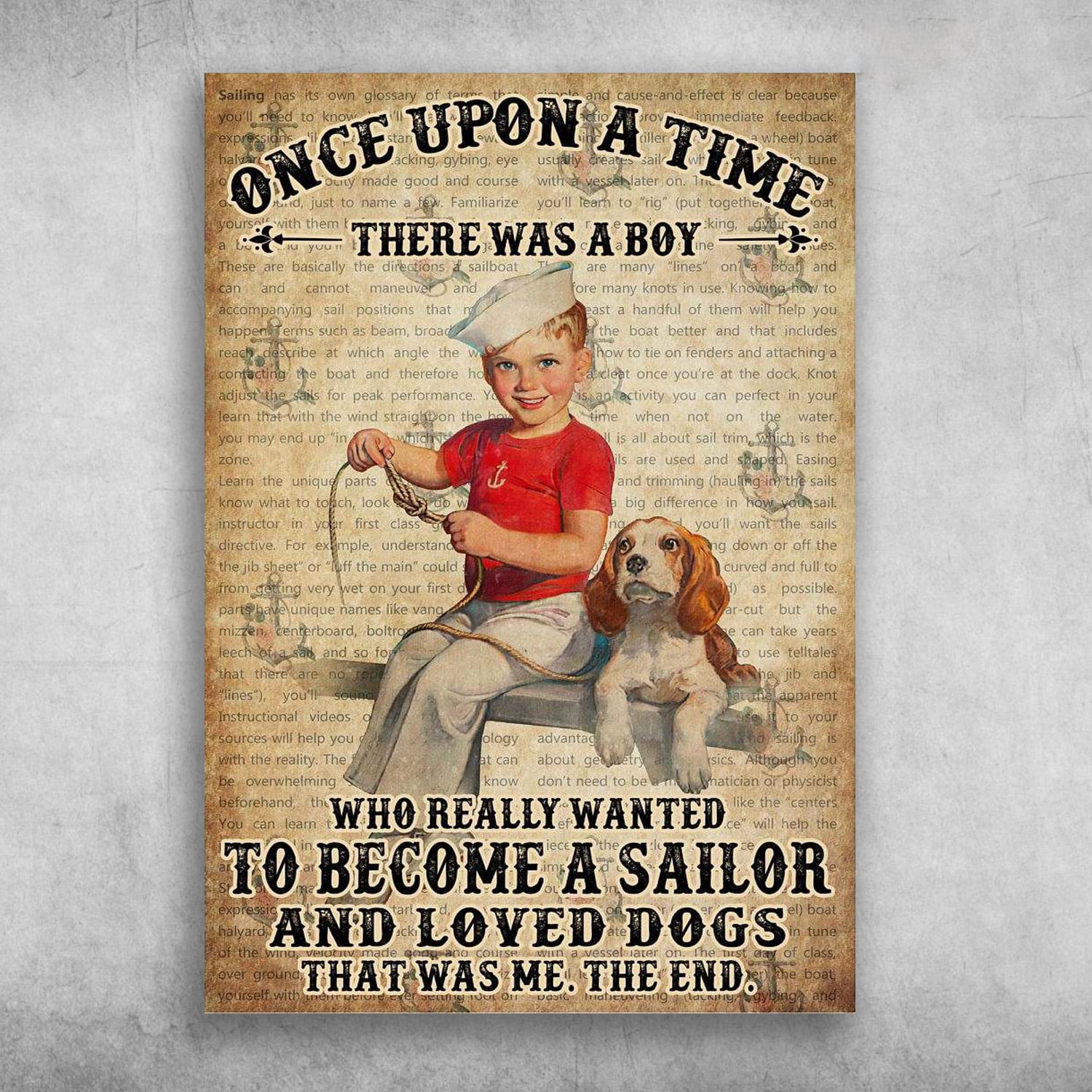 Little Sailor, Dog Lover - Once Upon A Time, There Was A Boy, Who ...