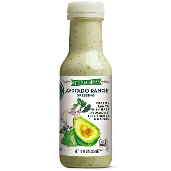 Little Salad Bar Avocado Ranch Dressing 11 oz - Walmart.com