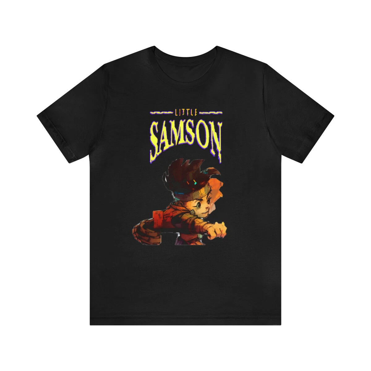 Little Samson NES Cyberpunk Retro Style Video Game Pixel Art Unisex T ...
