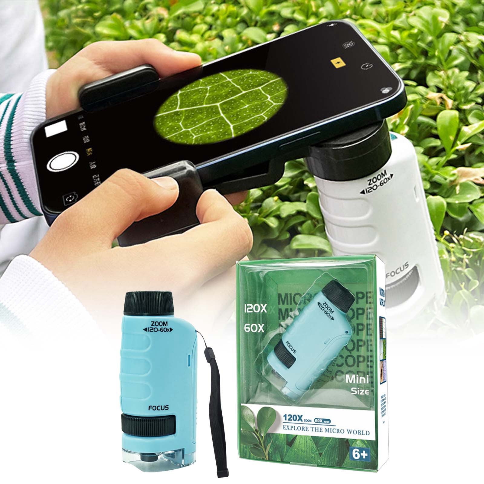 Little Scientist Mini Microscope, 2025 New Pocket Microscope for Kids ...