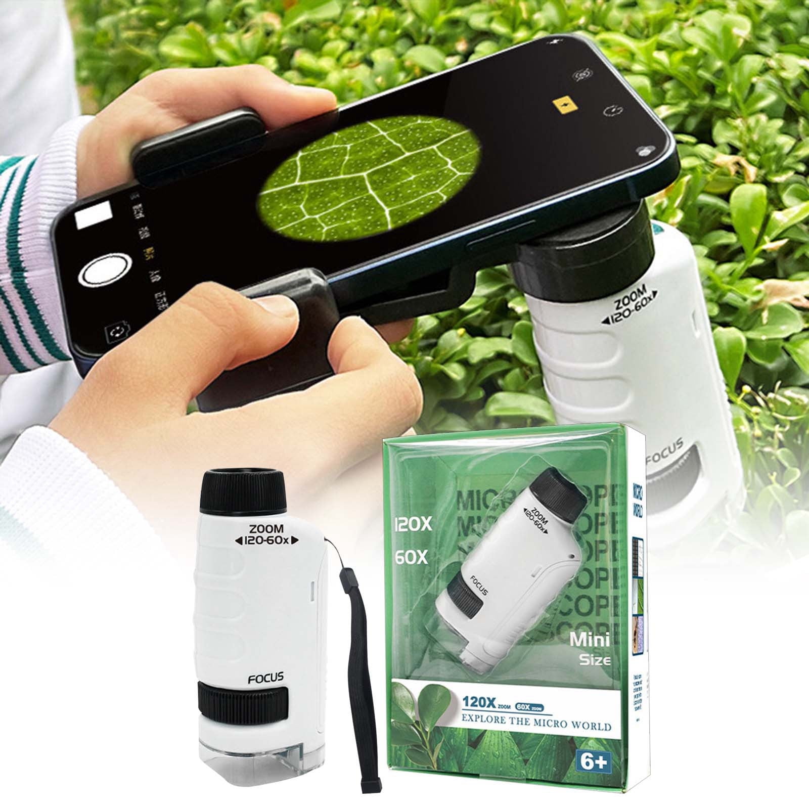 Little Scientist Mini Microscope, 2025 New Pocket Microscope for Kids ...
