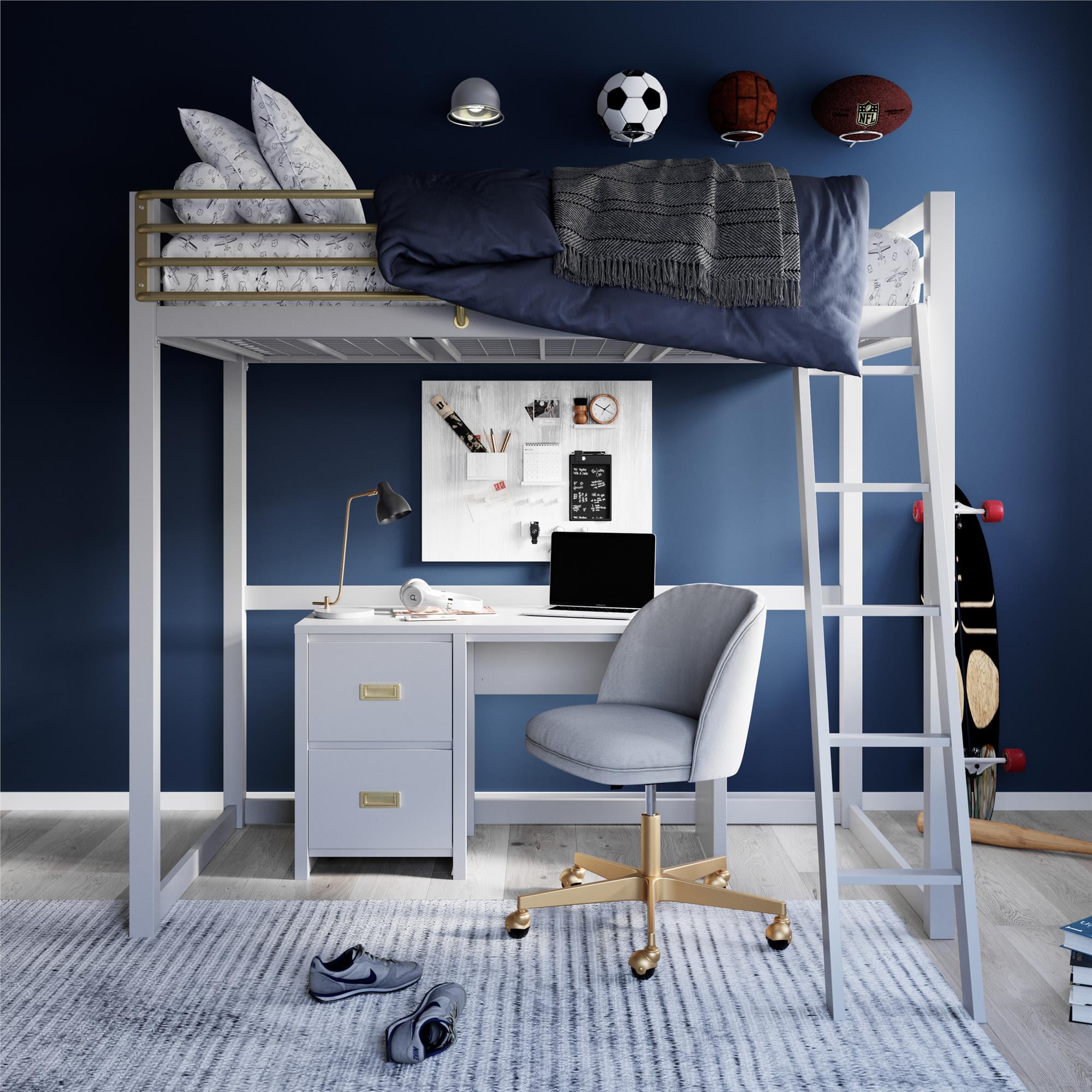 Ikea Blue Loft Bed