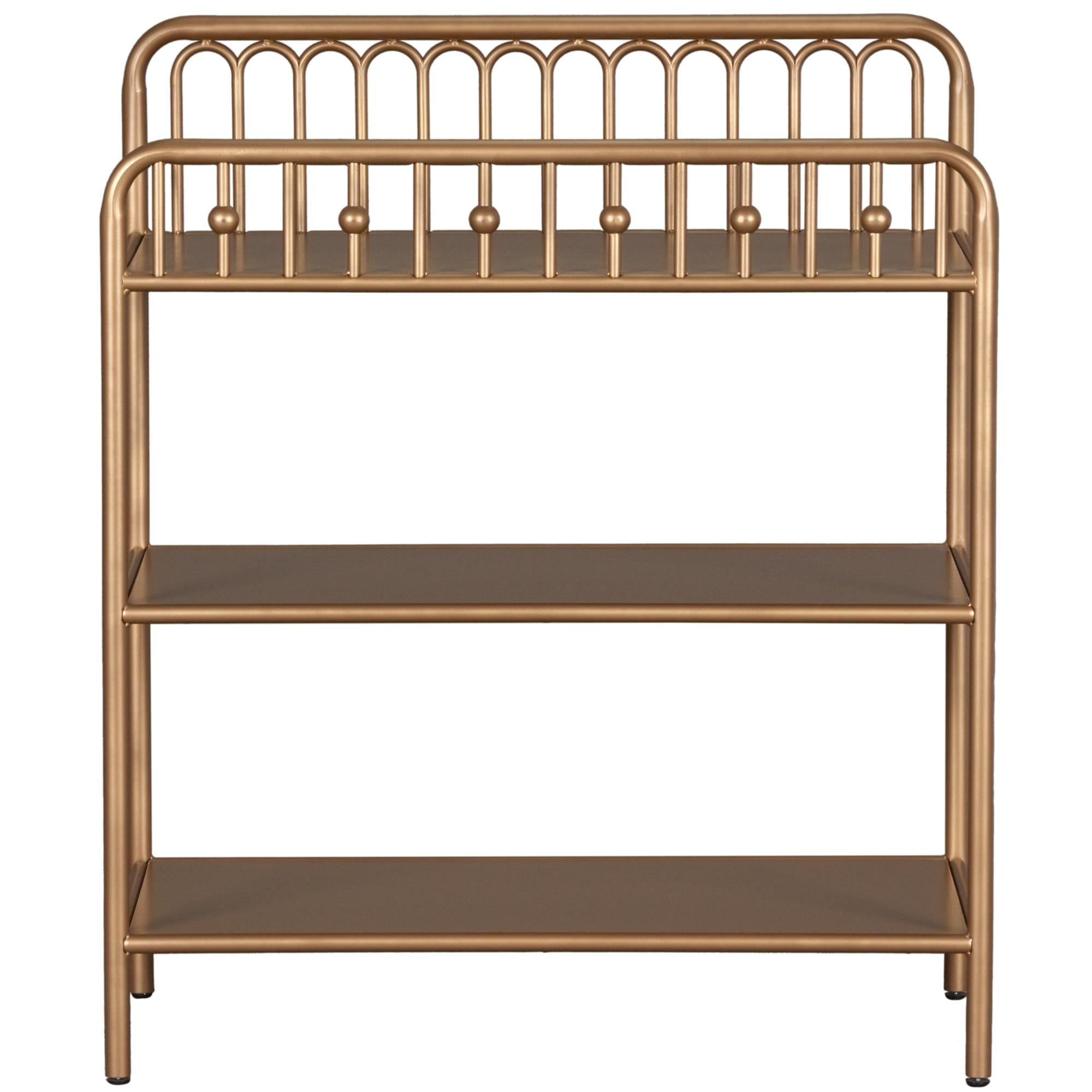 Little Seeds Monarch Hill Ivy Gold Metal Infant Changing Table, Gold ...