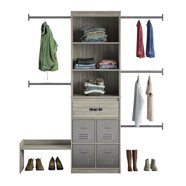 SKYSHALO Kids' Playroom Organizer Unit - Wooden Bookshelves Storage 20 ...