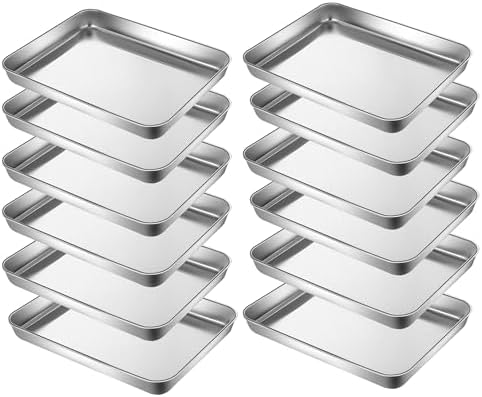 Little Serving Trays Stainless Steel 304 in Bulk Small Cookie Baking ...