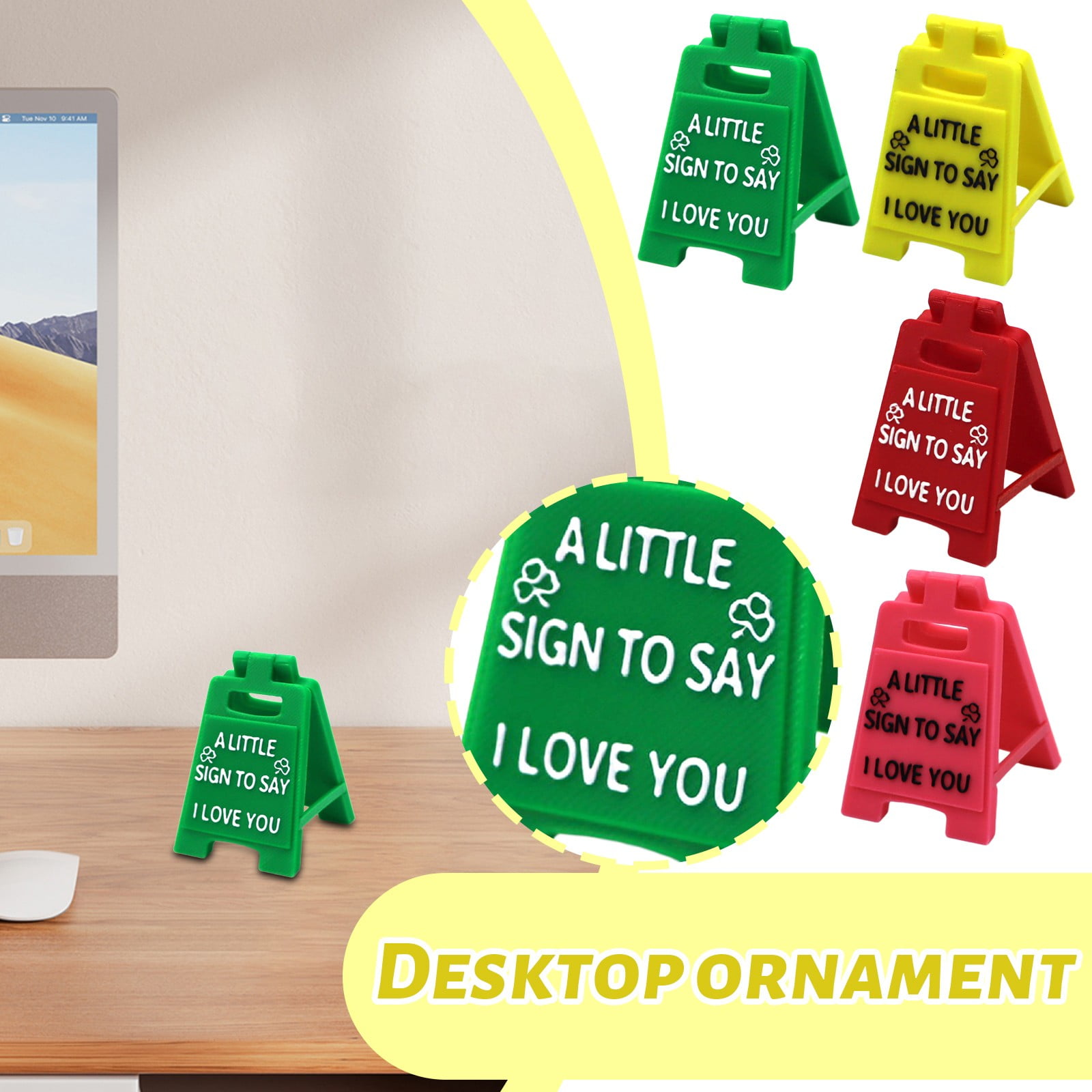 A Little Sign to Say I Love You, Love Themed Mini Sign Ornaments ...